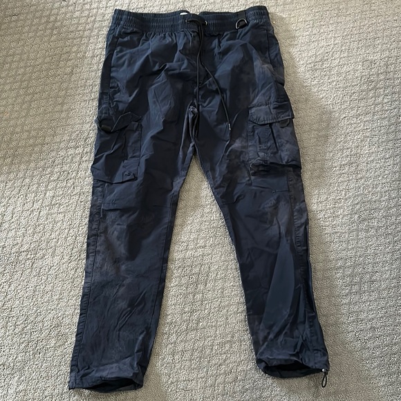 PacSun | Pants | Pacsun Mens Cargo Pants Navy Blue And Gray Wash | Poshmark